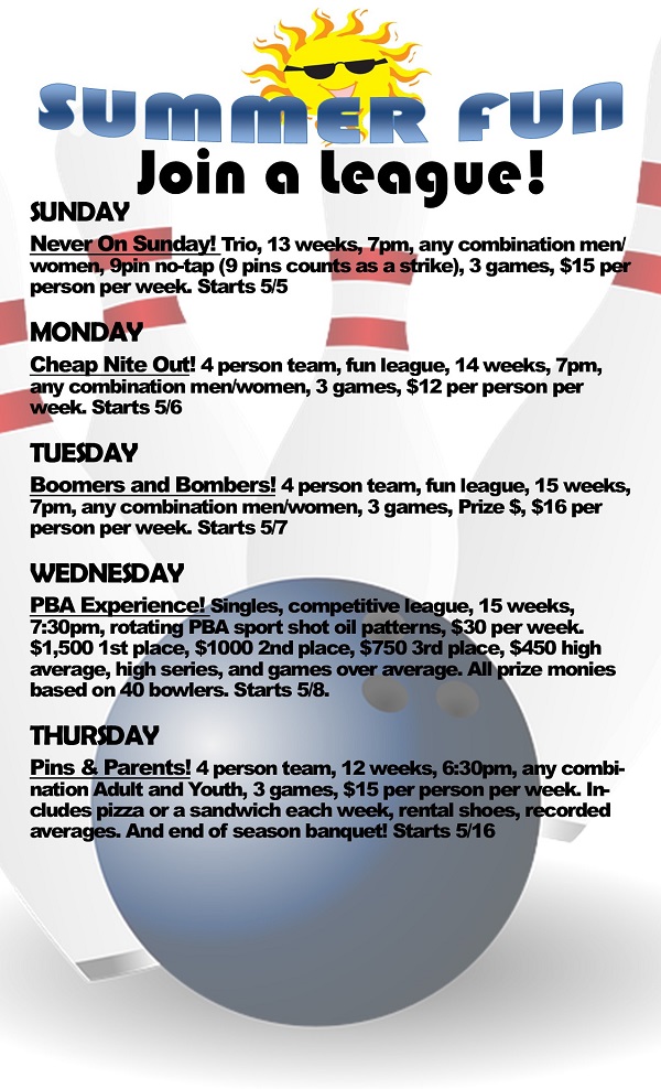 Ford Lanes Bowling Center – Come for the Game…Stay for the Fun!!!