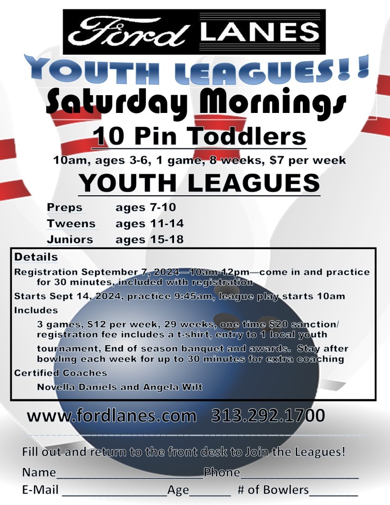Youth Bowling – Ford Lanes Bowling Center